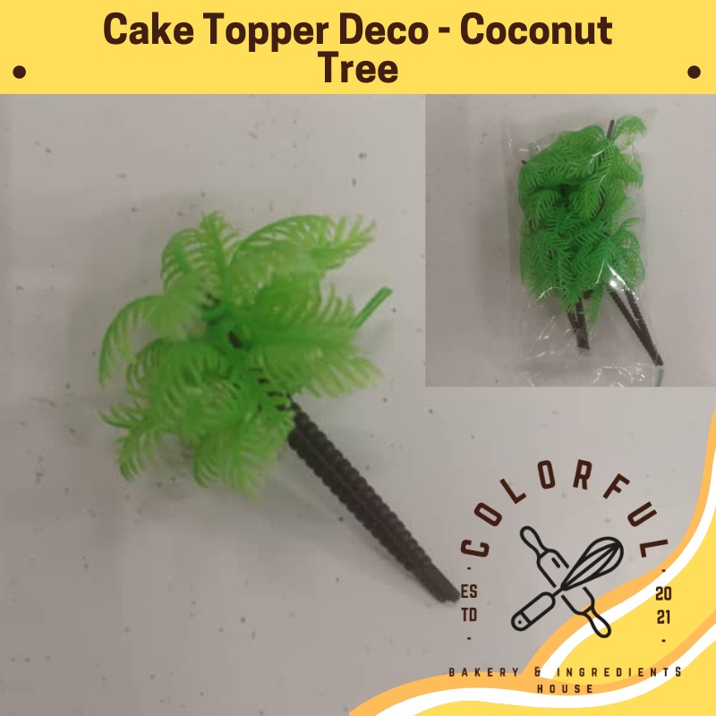 Cake Topper Coconut Tree Pokok Kelapa Cake Deco 5pcs | Shopee Malaysia