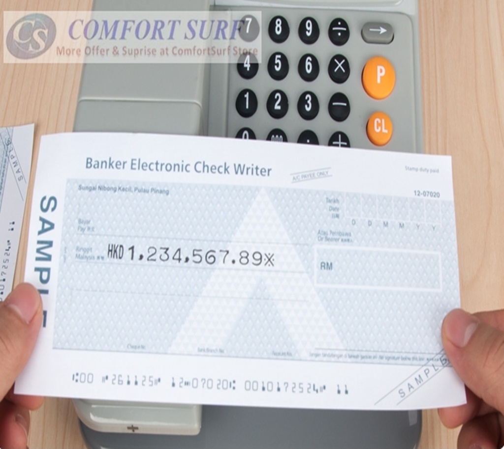🔥🔥 Multi Currency Cheque Writer MCEC-310 Check Writer Cheque Printer🔥🔥 ...