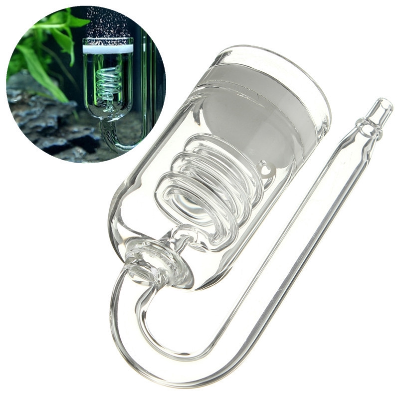 U-shape Glass Aquarium Co2 Diffuser Ceramic Co2 Bubble Atomizer For ...