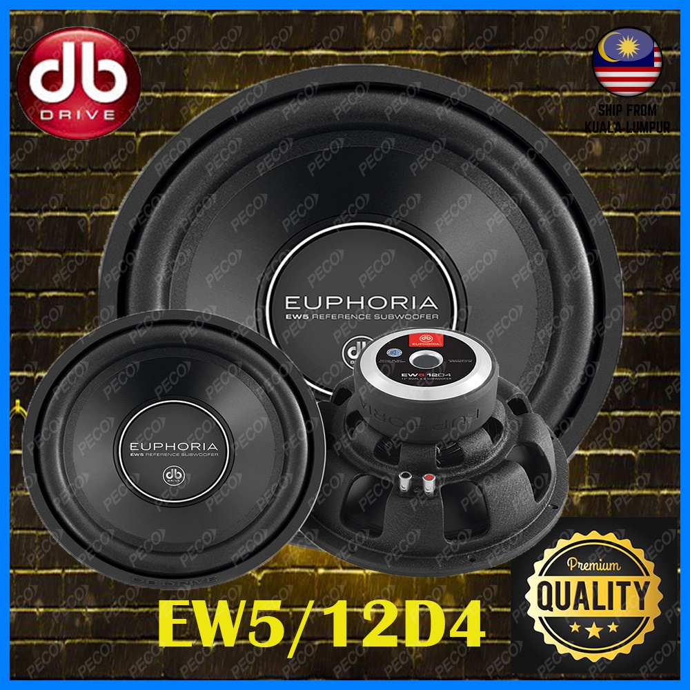 Db Drive EW5 12D4 12” Dual 4Ω Subwoofer Dynamic 1000 Watt | Shopee Malaysia