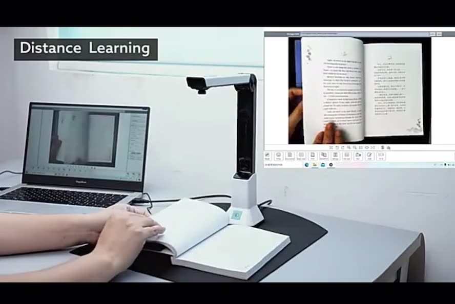 High-Speed High-Definition visualizer Document Scanner ,A4 Format / 8 ...