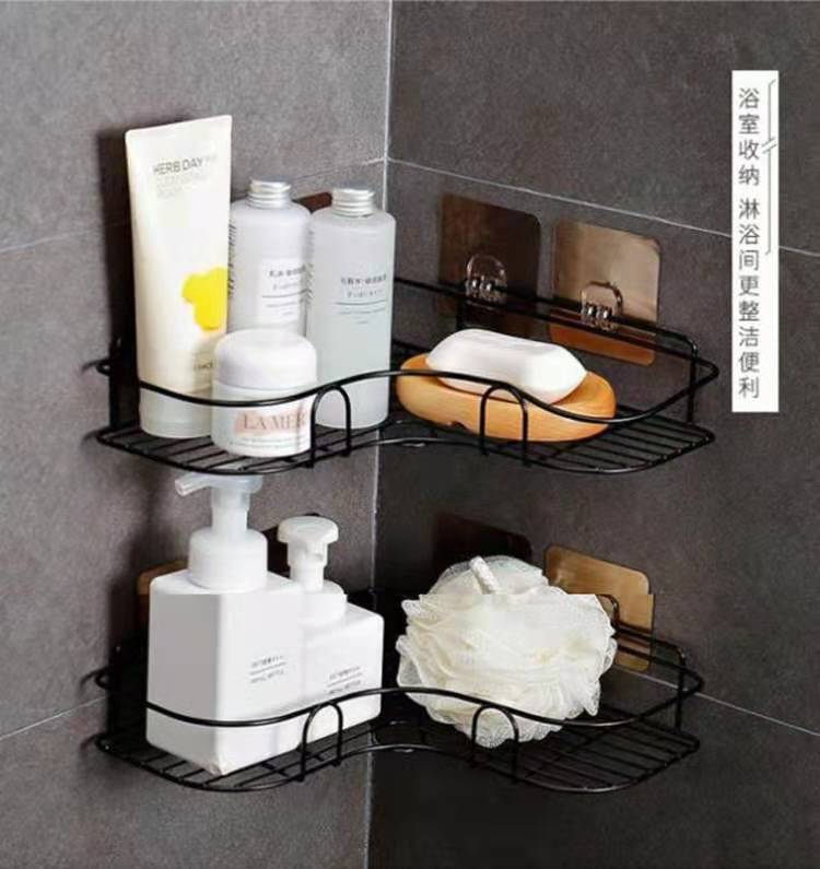 Toilet Corner Rack Storage Toilet Hanging Rack Rak Sabun Mandi Bilik ...