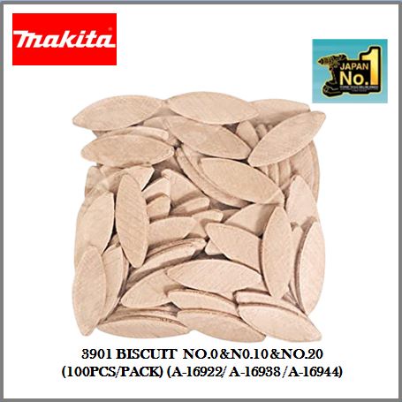 MAKITA 3901 BISCUIT NO.0&N0.10&NO.20 (100PCS/PACK) (A-16922/ A-16938 /A ...