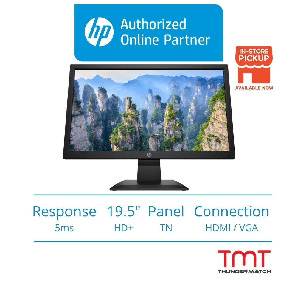 HP V20 Monitor - 19.5" / 5ms / TN Panel / HDMI / VGA | Shopee Malaysia