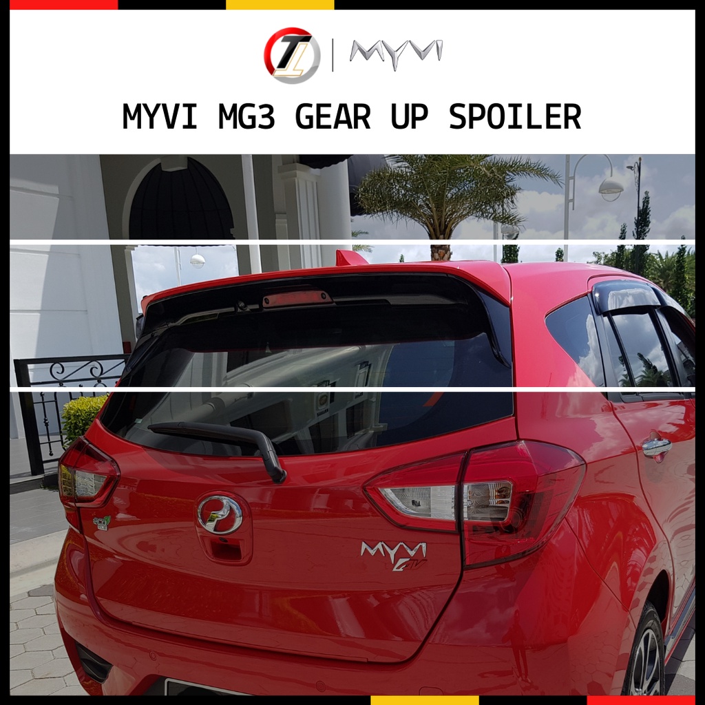 Perodua MYVI Gen3 Gear Up Spoiler with Paint / No Paint | Myvi Gen3 ...