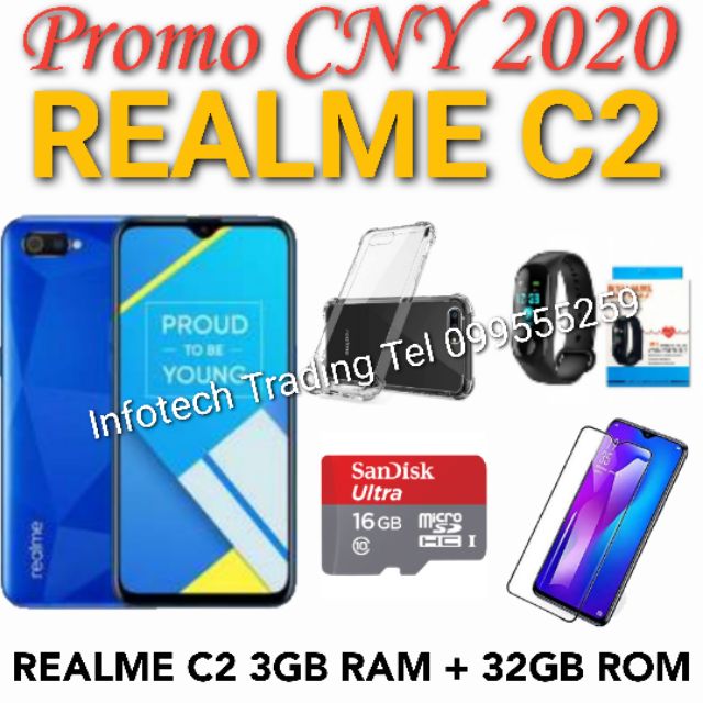 Realme C2 (3+32) (2+32) original set (Malaysia Warranty New Set ...