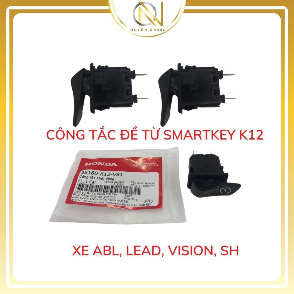 Starter Switch, Starter Switch Vision smartkey, Lead125 smartkey, Aairblade 125-50 smartkey, SH ...