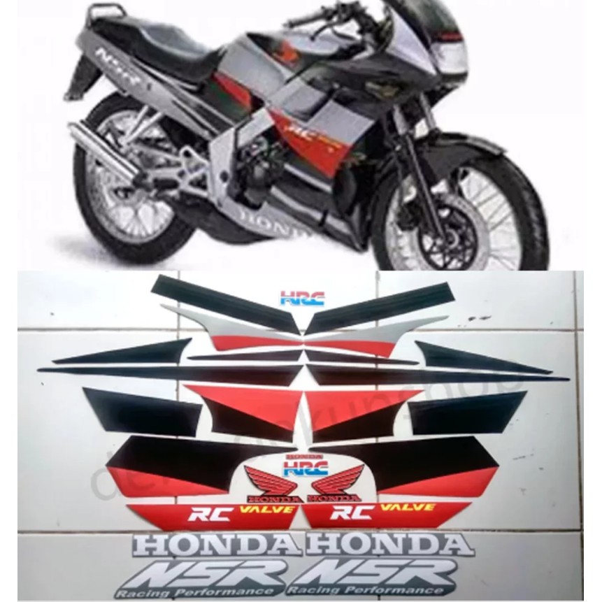 HITAM Honda Striping Sticker Nsr 150 Hrc Black Thailand | Shopee Malaysia