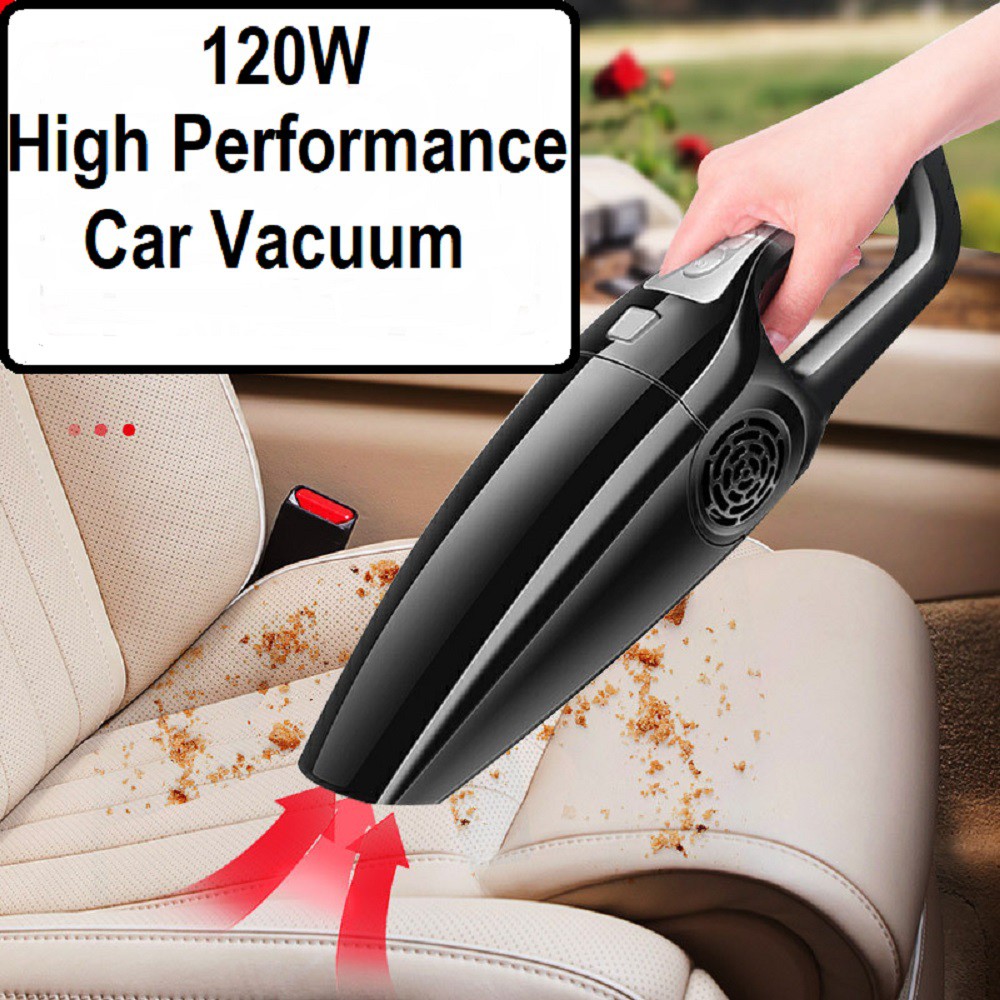 Portable Multifunction Car Vacuum Cleaner 12V Powerful Suction Wet ...