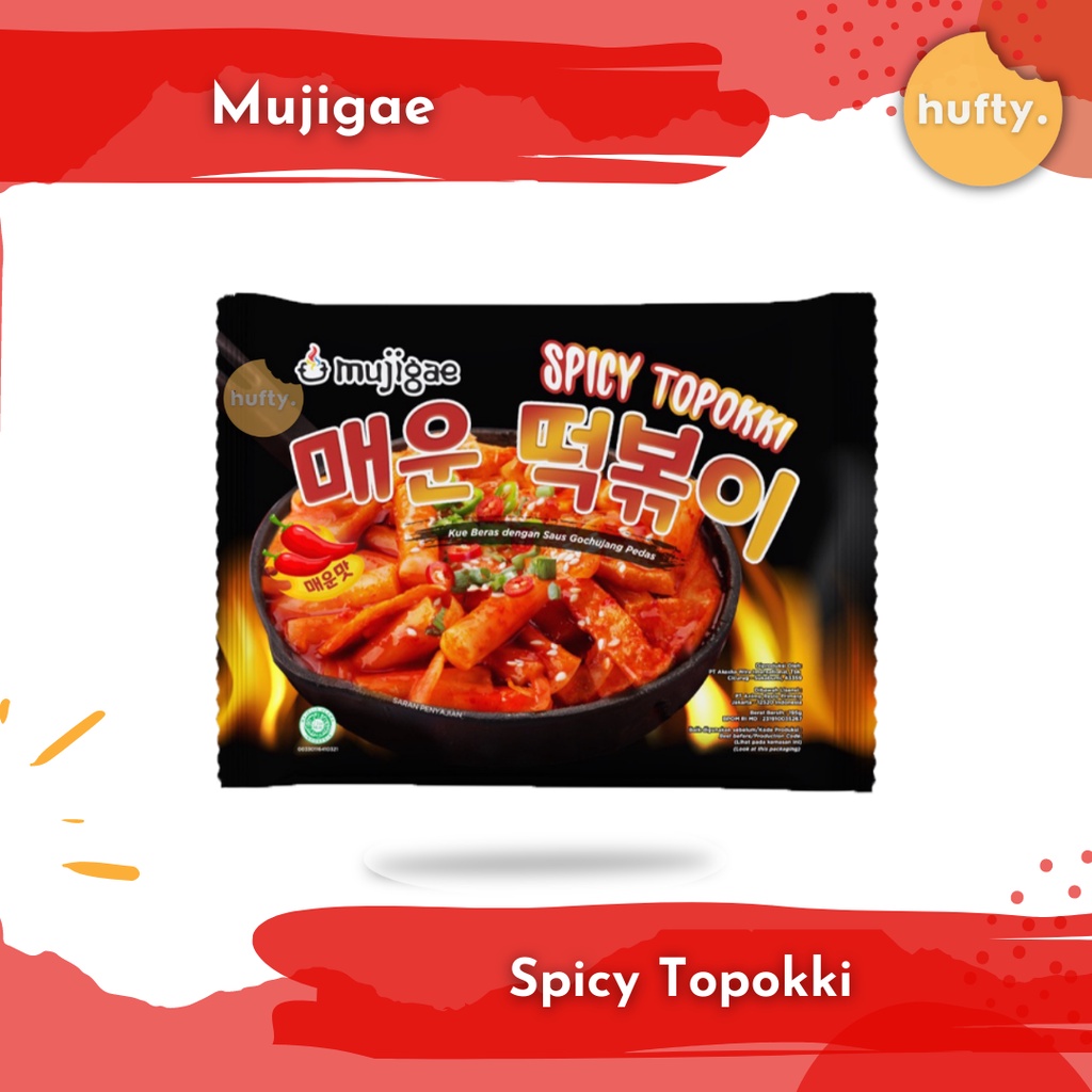 Spicy Topoki Mujigae HUFTY SNACK | Shopee Malaysia