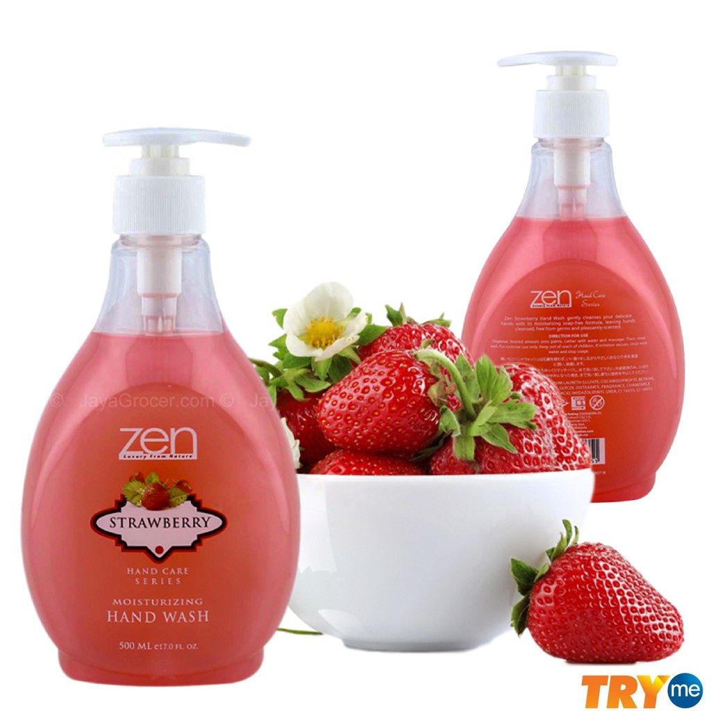 Zen Hand Wash Strawberry 500ml | Shopee Malaysia