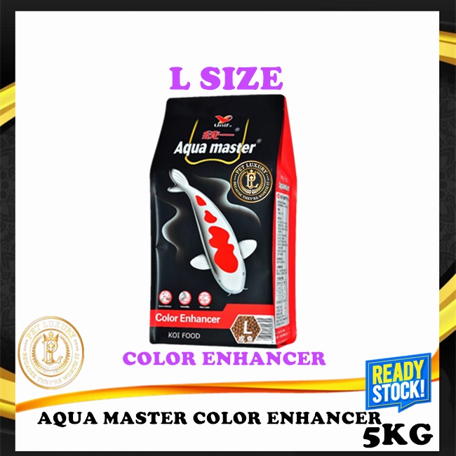 Aqua Master Color Colour Enhancer Koi Food L Size (Fish Food) 5KG ...