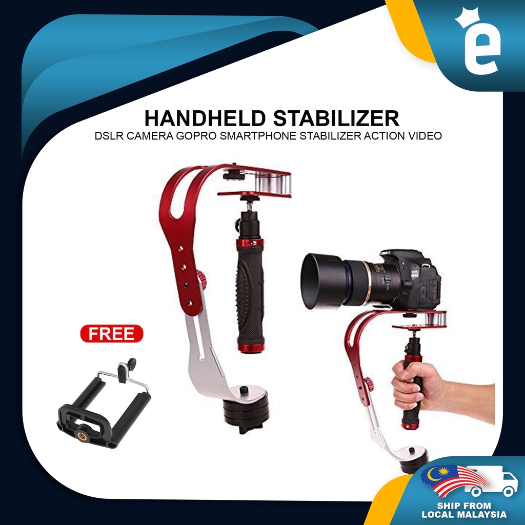 Handheld Stabilizer for DSLR Camera GoPro Smartphone Stabilizer Action ...