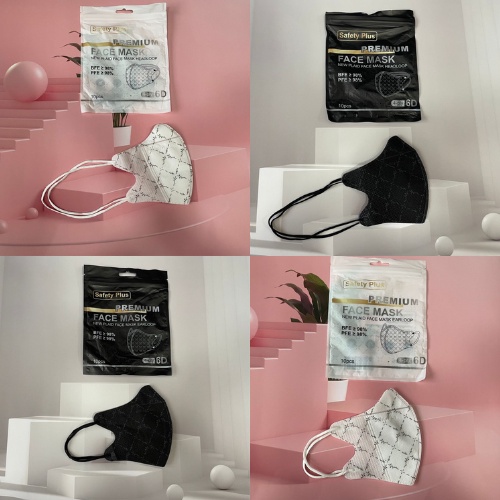 Safety Plus 3D Monogram Mask Duckbill Headloop Earloop 4Ply / Duckbill ...
