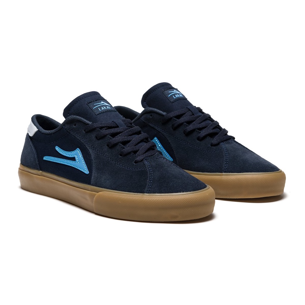 ( STOCK CLEARANCE) Lakai Skate Shoes Flaco II ( Navy / Gum Suede ...