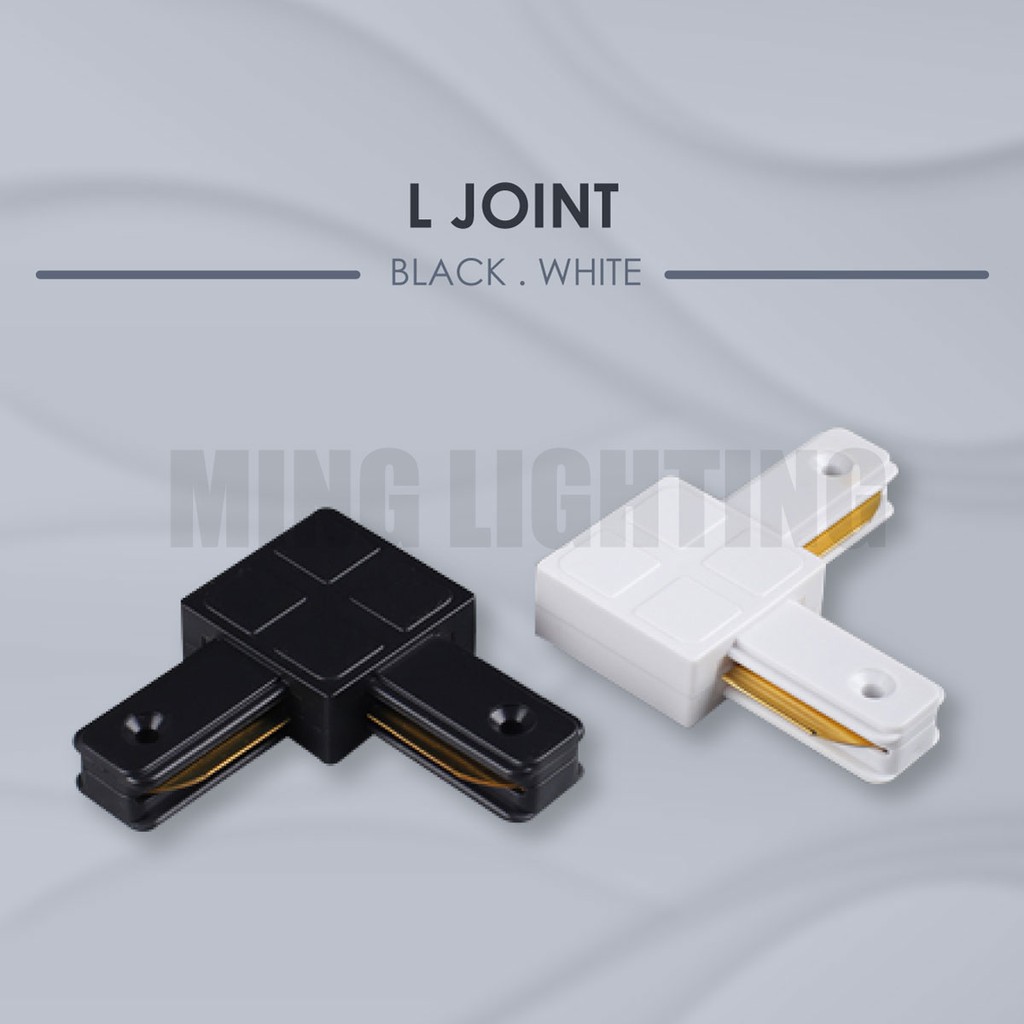 Track Light Joint Connector Tracklight Rail Bar Copper Metal Jointer ...