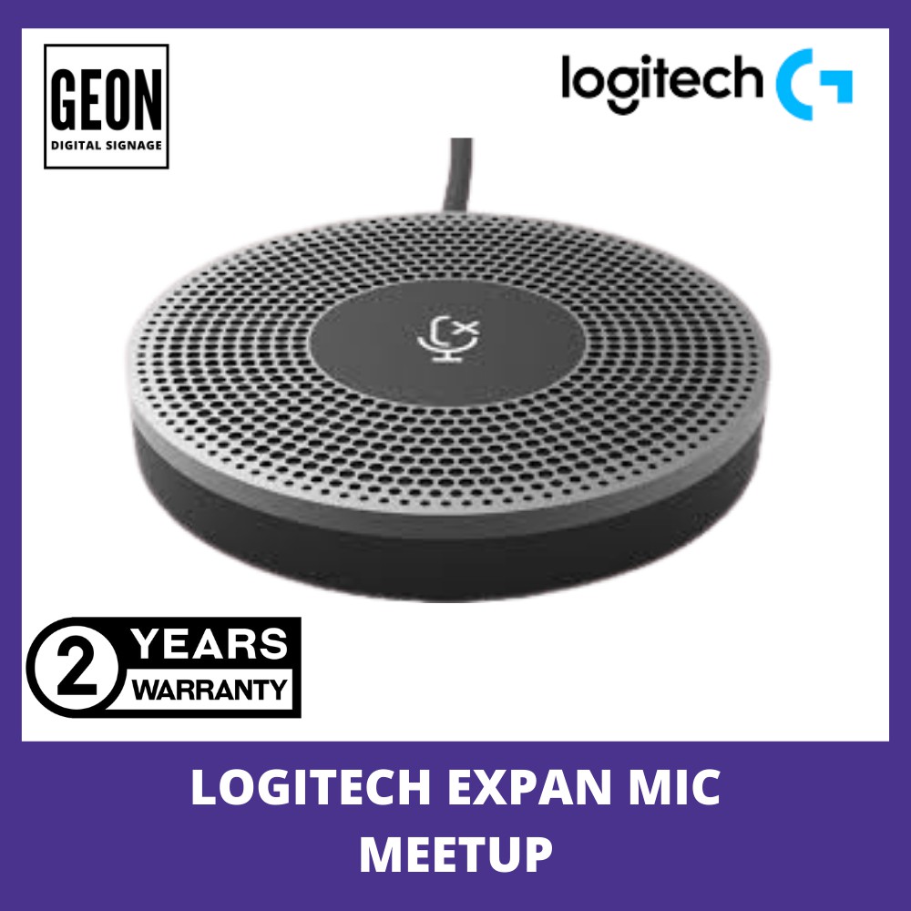 LOGITECH Expansion Microphone for Meetup (989-000405) - 2 Years ...