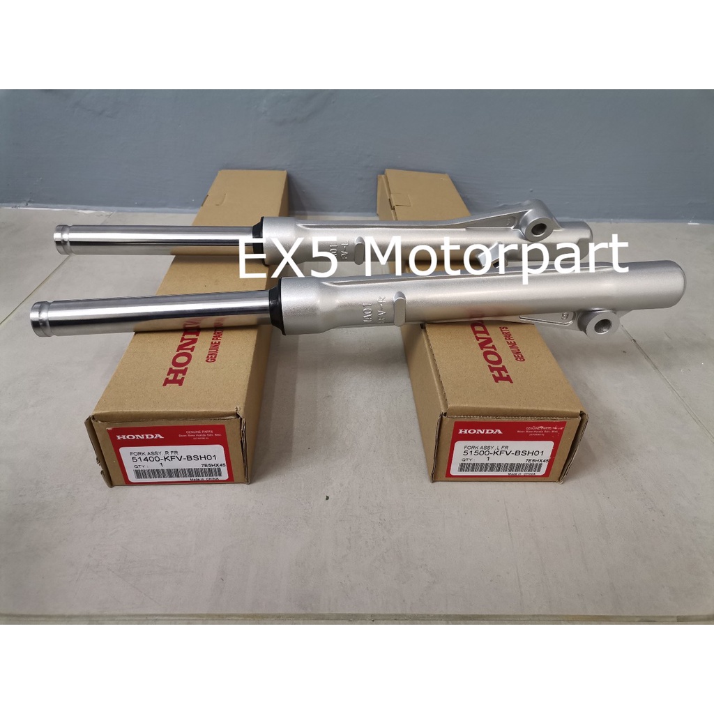 HONDA EX5 DREAM POWER Front Fork Depan Assy front fork set Absorber Depan 100% ORIGINAL HONDA ...