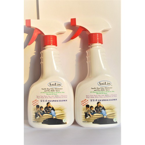 [DOG] AniLin Smelly Dog Odor Eliminator and Flea Killer Spray - Kill ...