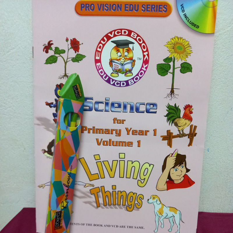 SCIENCE FOR PRIMARY YEAR 1 volume 1 FREE VCD AND RAINBOW PENCIL ...