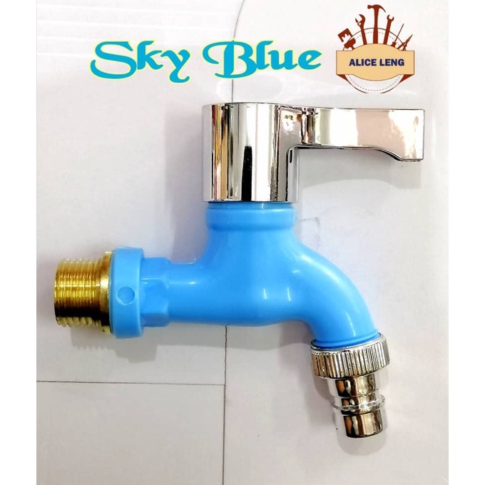 1/2"(15MM)🔥Pili Tahan Karat Plastic & Brass Thread/Heavy Duty 🔥 Water ...