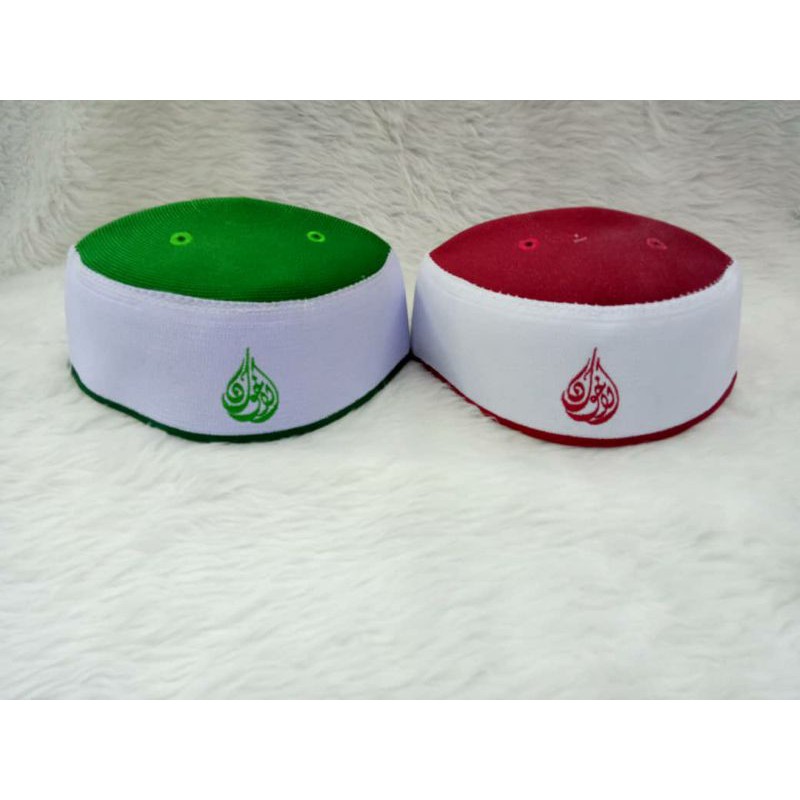 🍀KOPIAH EXCLUSIVE LOGO BERWARNA MERAH/HIJAU🍀 | Shopee Malaysia