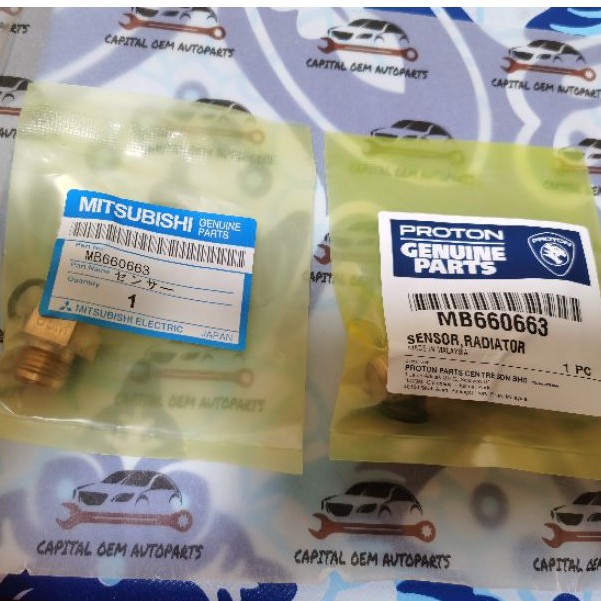 MB660663 PROTON RADIATOR FAN SWITCH PROTON SATRIA WIRA 1.3 1.5 4G93 ...