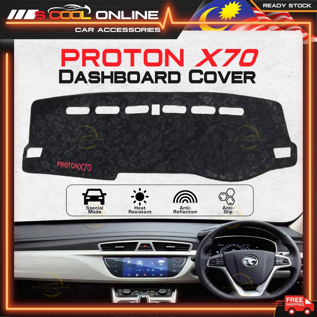 🔥READY STOCK🔥PROTON X70 VIP DASHBOARD COVER DAD VIP DASHBOARD MAT ANTI ...