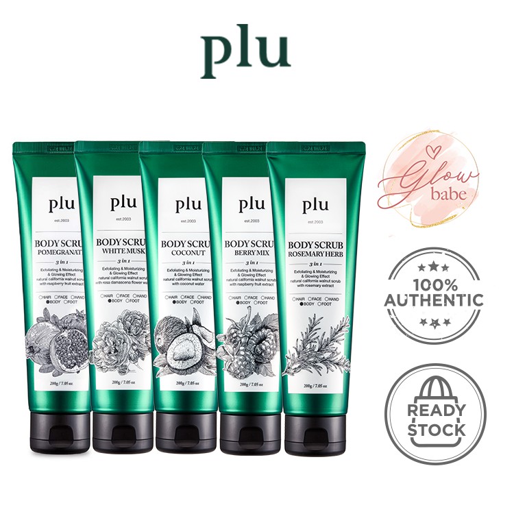 Plu Original Body Scrub [50g/200g] | Shopee Malaysia