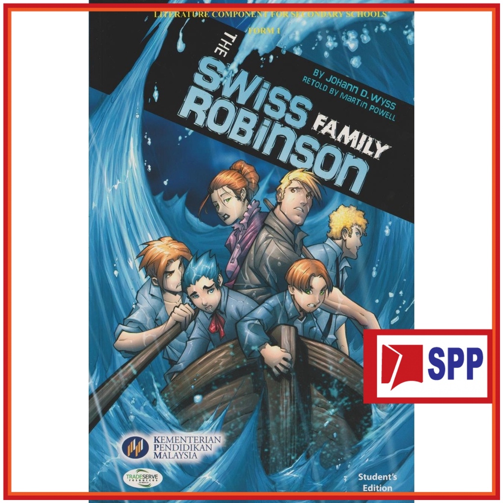 BUKU TEKS (LITERATURE) THE SWISS FAMILY ROBINSON FORM 1 | Shopee Malaysia