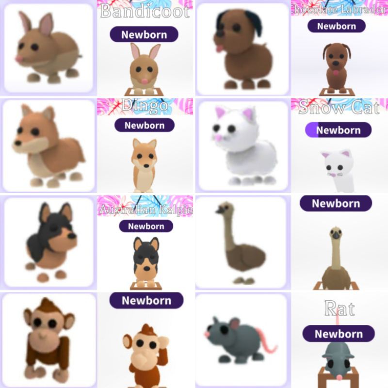 Roblox Adopt Me Pets (Common~Rare) | Shopee Malaysia