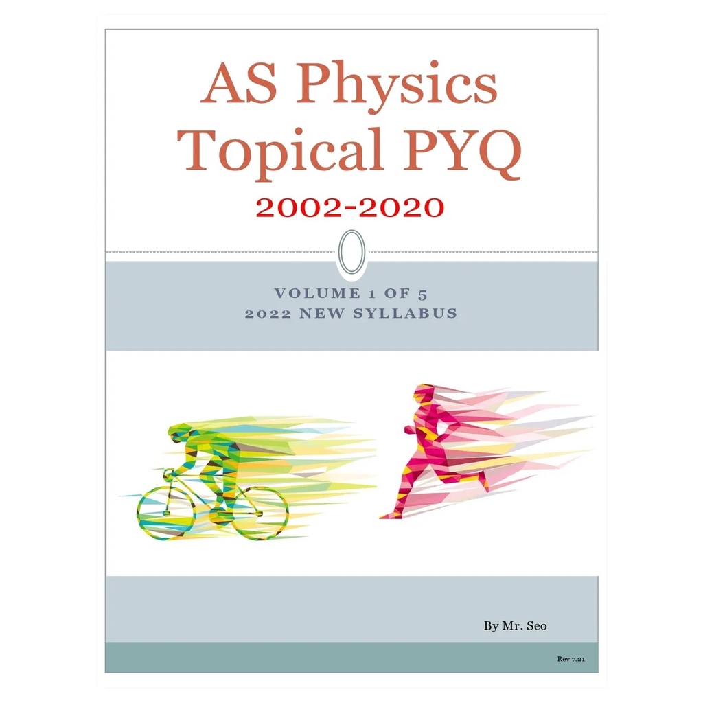 [PWP - Physics] CAIE AS Level Physics Topical Past Paper with Marking ...