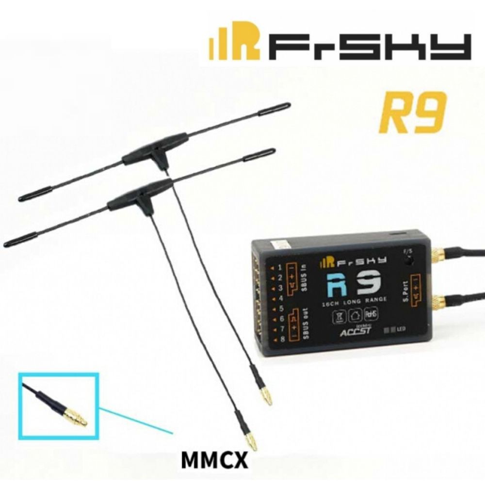 FrSky R9 900MHz 16CH Long Range Receiver With SBUS Output + 2pc 900MHz ...