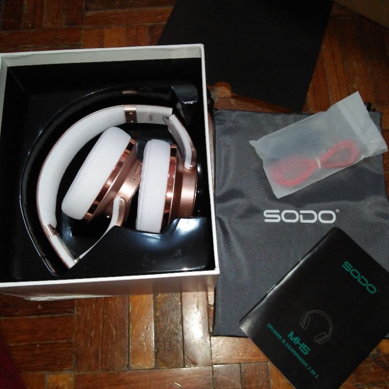 SODO MH5 2 IN 1 BLUETOOTH HEADPHONE + SPEAKER | Shopee Malaysia