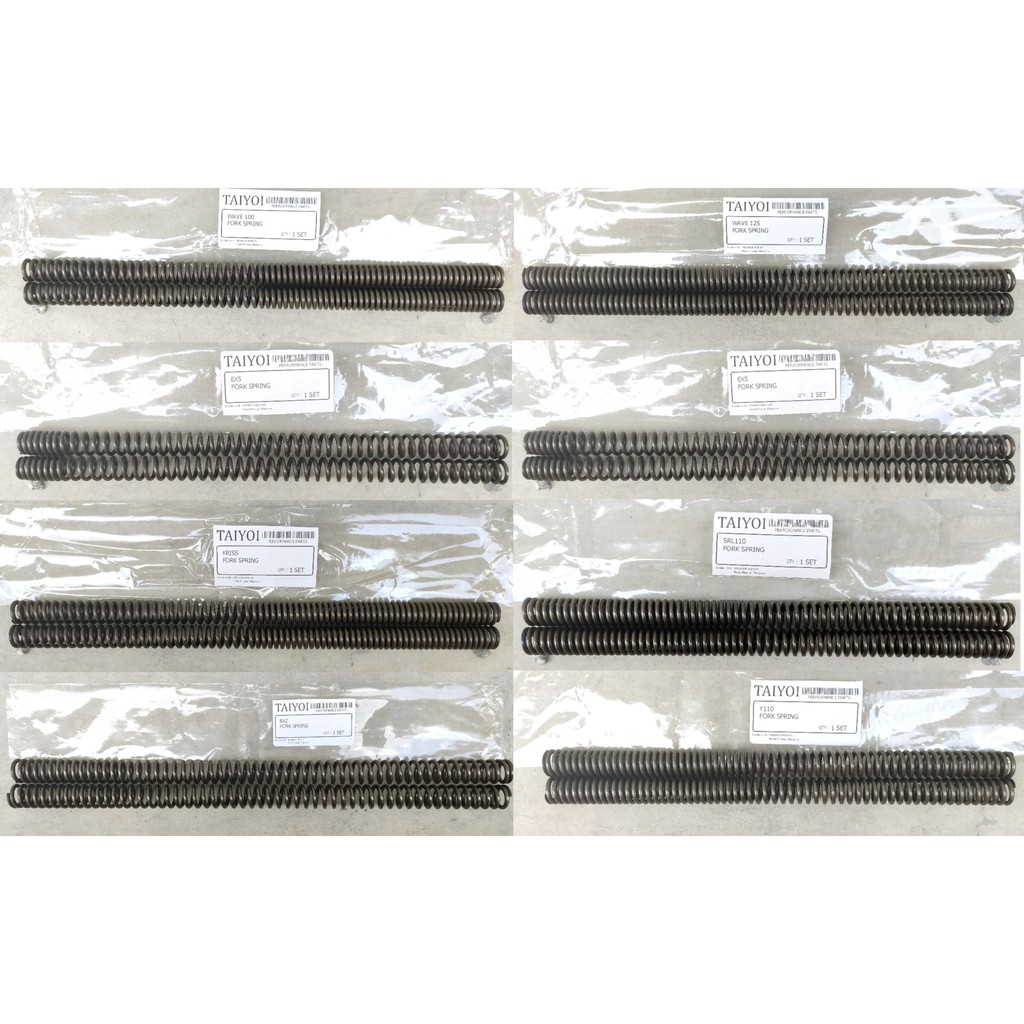 FRONT FORK SPRING SET - KRISS / RXZ / Y125Z / SRL110 / Y110 / WAVE 125 ...