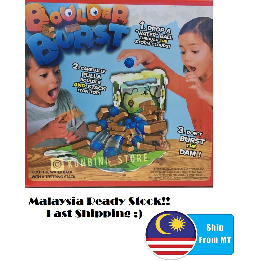 Family FunZone: - Boulder Burst Board Game Malaysia Local Delivery ...