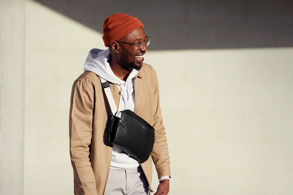 High-End Leather Style Waist Bag Bellroy Sling-Premium | Shopee Malaysia