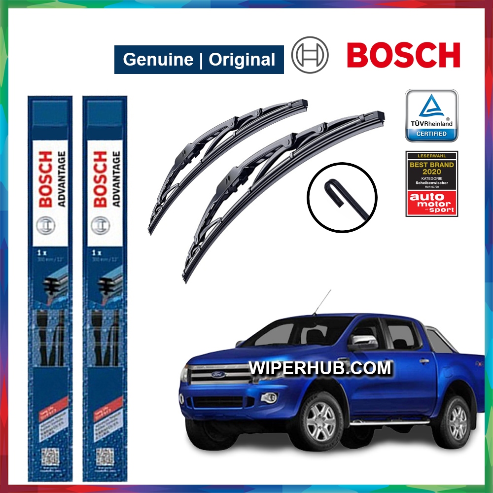 [ORIGINAL] Ford Ranger 2007 - 2017 Bosch Advantage U-Hook Wiper Blade ...