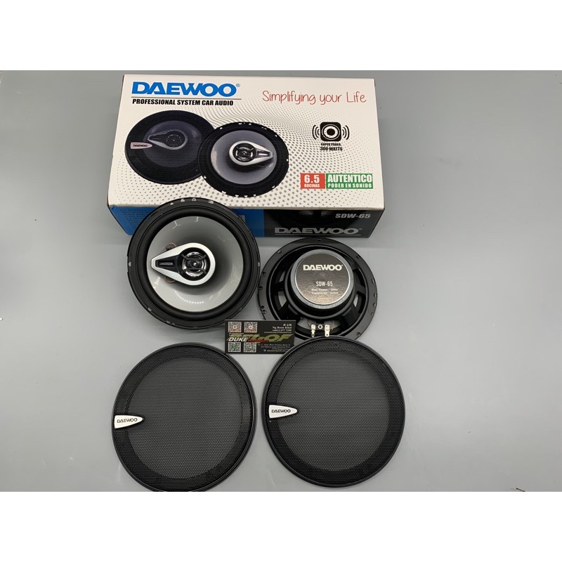 daewoo speakers car audio 6.5 inch kerate 300w 4 ohm 1 pair sdw-65 speaker toyota honda ...
