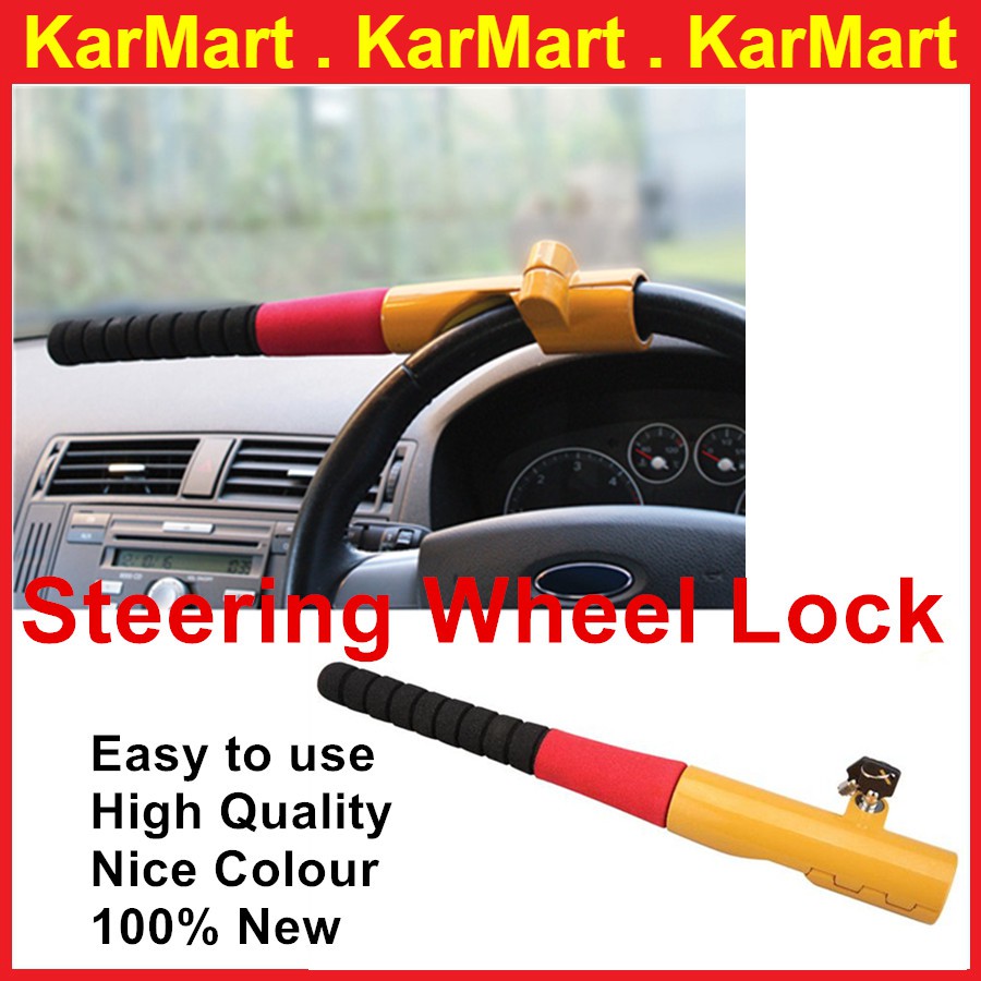 Baseball Lock Car Anti-theft Lock Steering Wheel Lock Security Safety ...