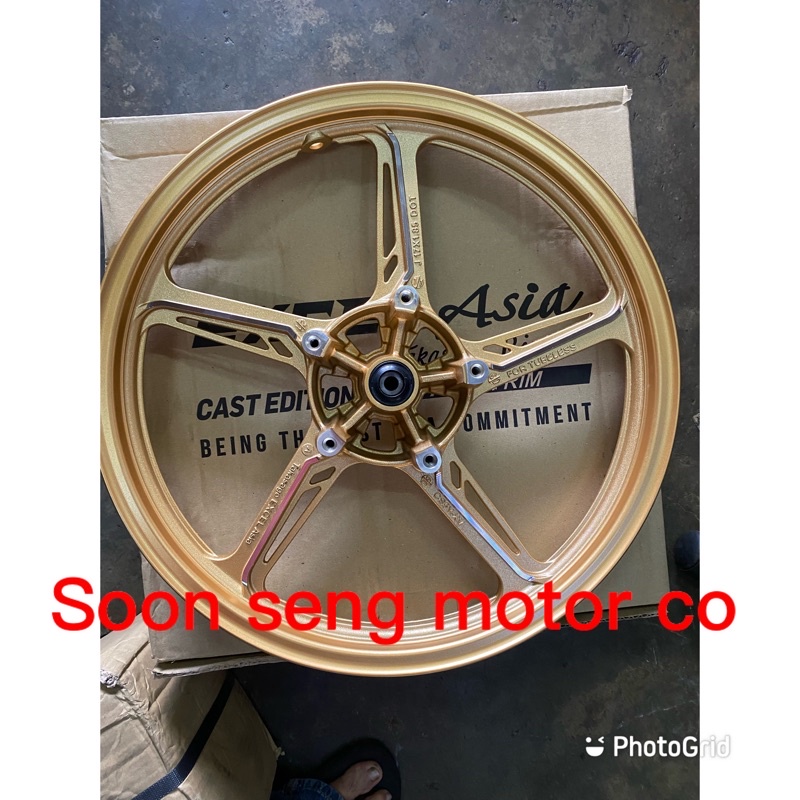 excel Asia sport rim y15zr 1.6/1.6 and 1.85/2.50 gold or black | Shopee ...