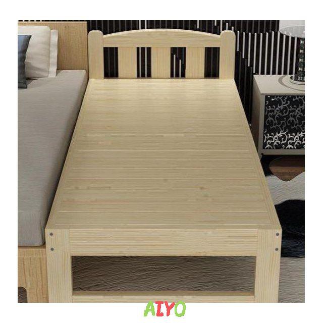 Wide extension and extension of solid wood pine splicing bed | Shopee ...