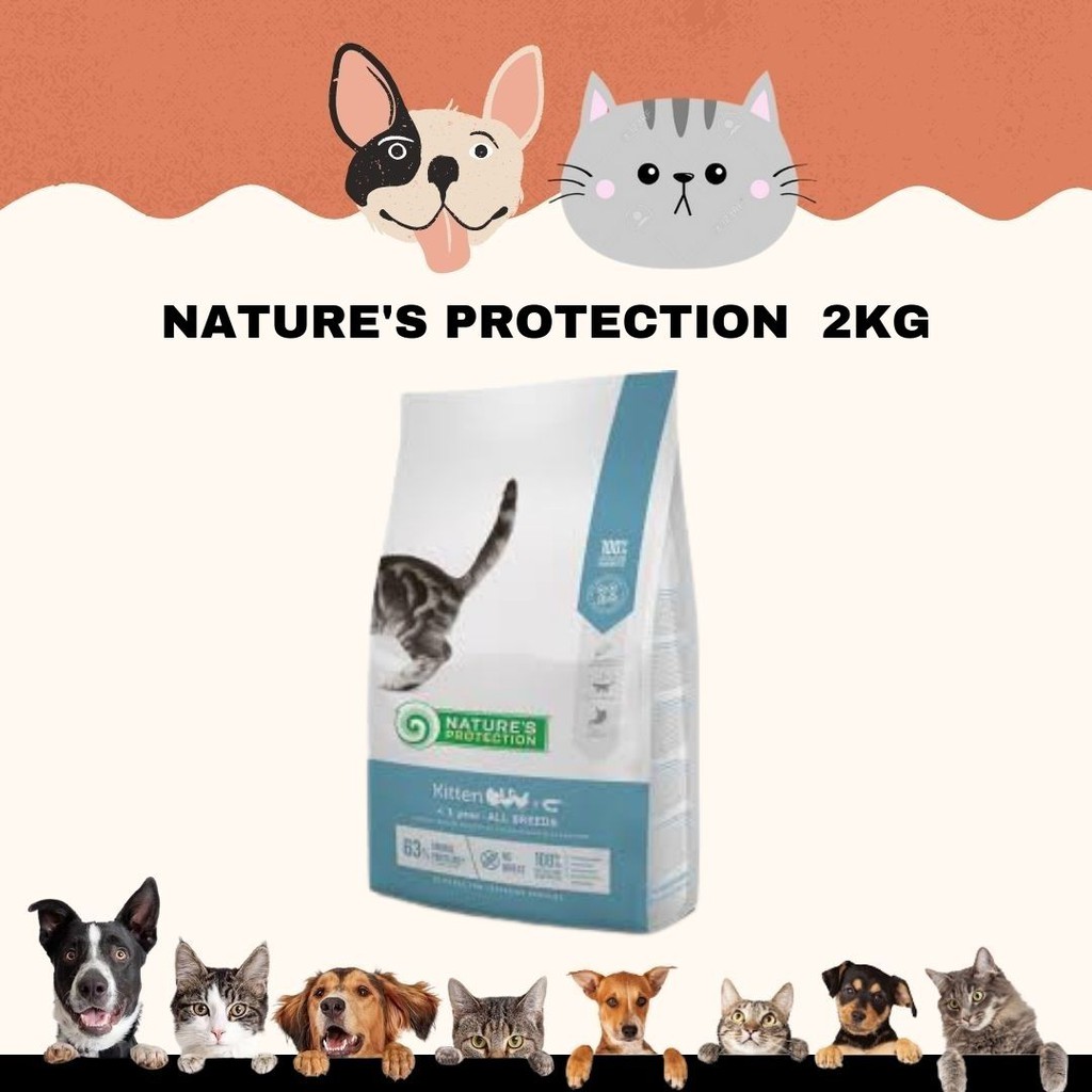 Ready Stock Nature's Protection Cat Dry Food Kitten - 2kg | Shopee Malaysia