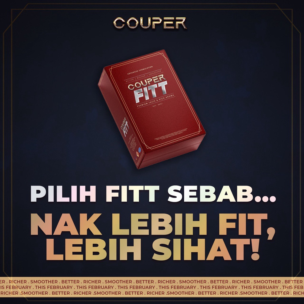 🔥COUPER FITT! 🔥 BANTU TURUNKAN BERAT 3KG-7KG DALAM MASA 7 HARI! | Shopee Malaysia