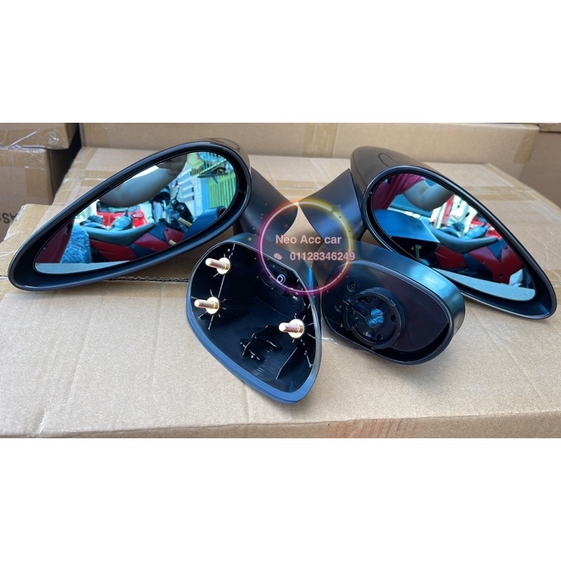 CIVIC FD FD2 SIDE MIRROR SPOON MIRROR BLACK BLK DOOR GLASS MUGEN TYPE R ...