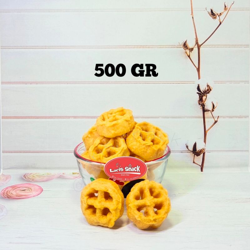 Saroja Mini Rocking Flower Mini Savory Crispy Delicious 500gr | Shopee ...