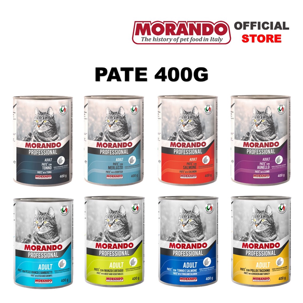 MORANDO PROFESSIONAL Adult Pate Cat Can Food (400g) | Shopee Malaysia