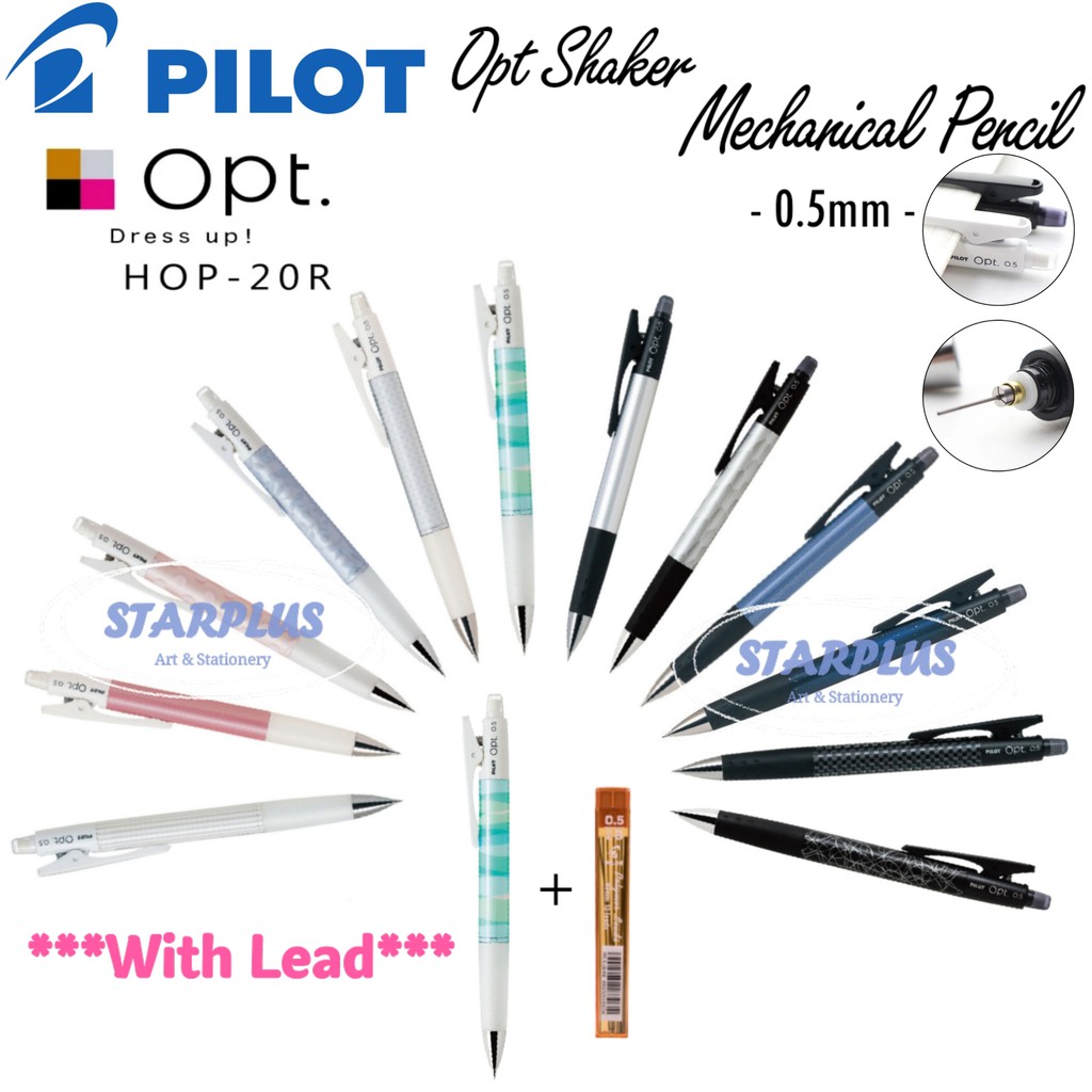 (Starplus)Pilot Opt Shaker Mechanical Pencil - 0.5 mm *With 0.5mm Lead ...