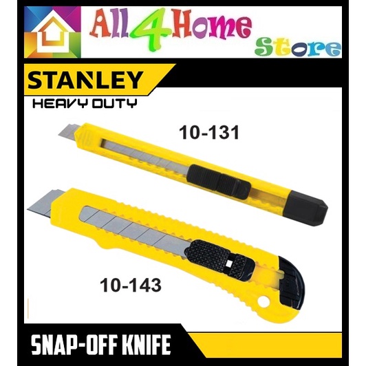 STANLEY 10-143-S (10-143/ 10-131) Basic Snap-Off Cutter 18mm /9mm ...