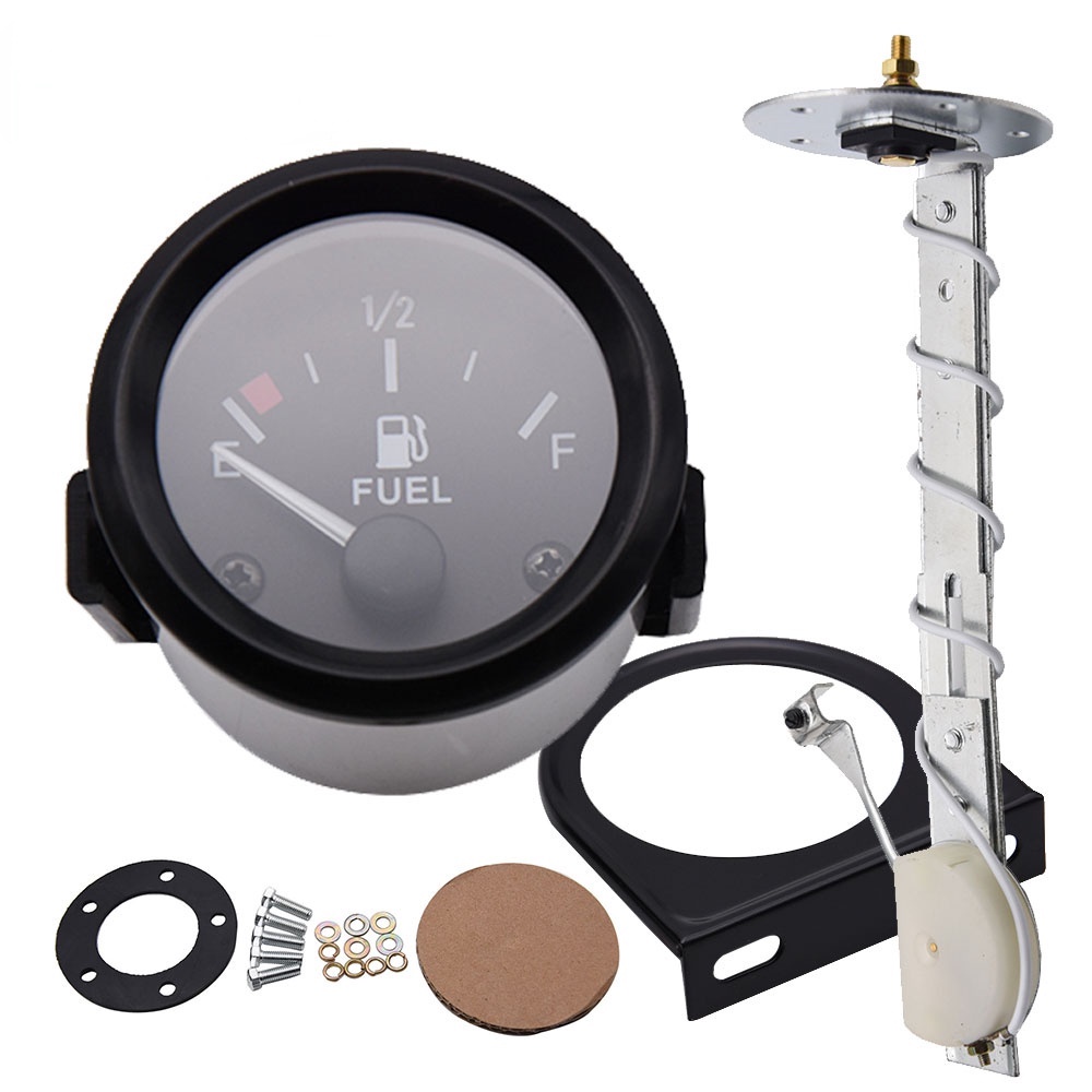 NEW 2'' 52mm Automotive Petrol Motor Car Truck Fuel Gauge Fuel Level ...